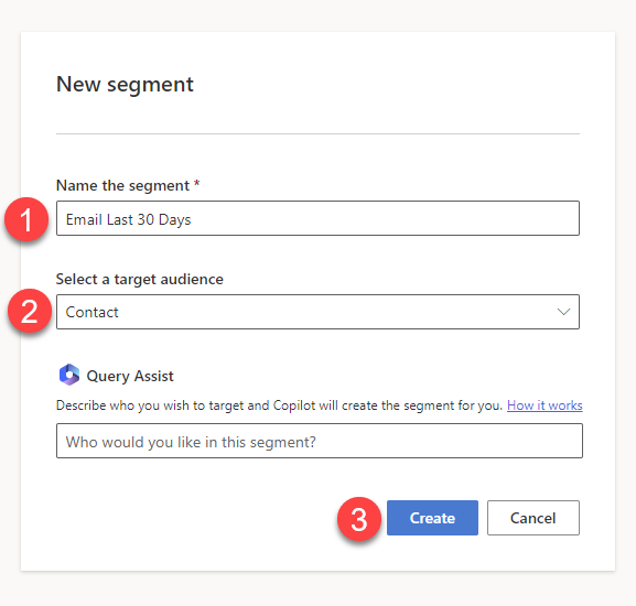 Create Email and Appointment activity based exclusion segments in ...