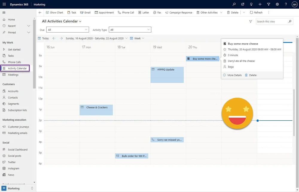 Attractive Activity Calendars in Model-Driven Apps — Amey Holden ...