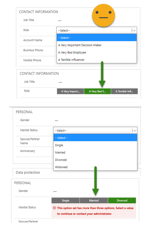 Option Sets in Model-driven Power Apps with Custom Controls and PCF ...