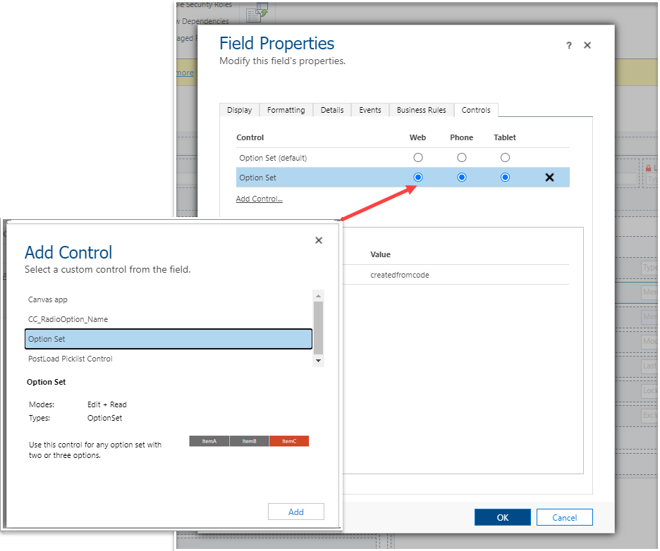 Option Sets in Model-driven Power Apps with Custom Controls and PCF — Amey Holden | Anything But ...