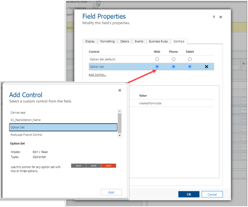 Option Sets in Model-driven Power Apps with Custom Controls and PCF — Amey Holden | Anything But ...