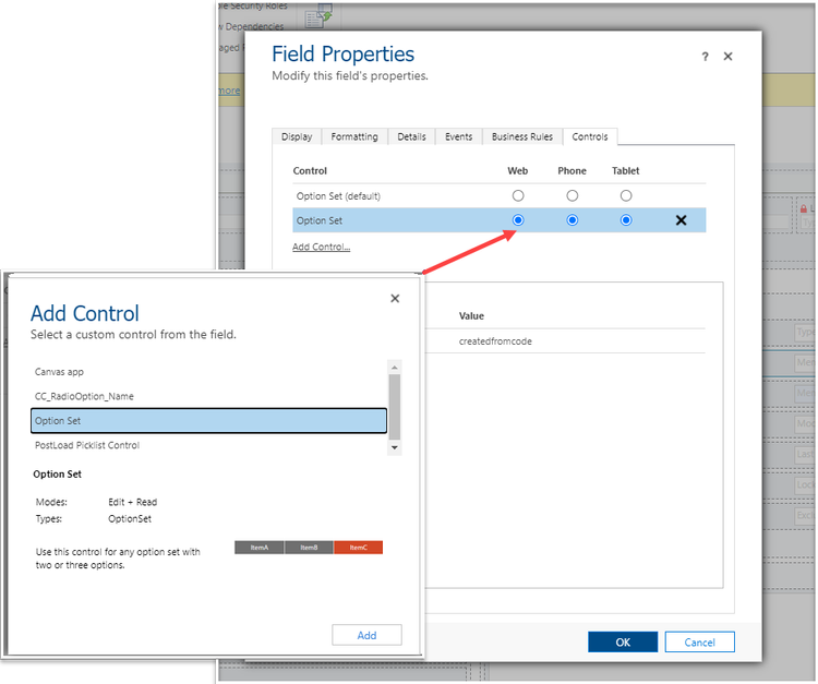Option Sets in Model-driven Power Apps with Custom Controls and PCF ...