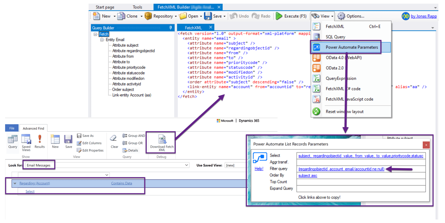 Filtering on activity 'Regarding' with Power Automate for Dynamics 365 ...