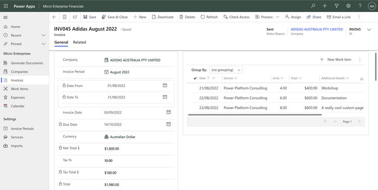 Use custom pages to generate documents in model-driven Power Apps ...