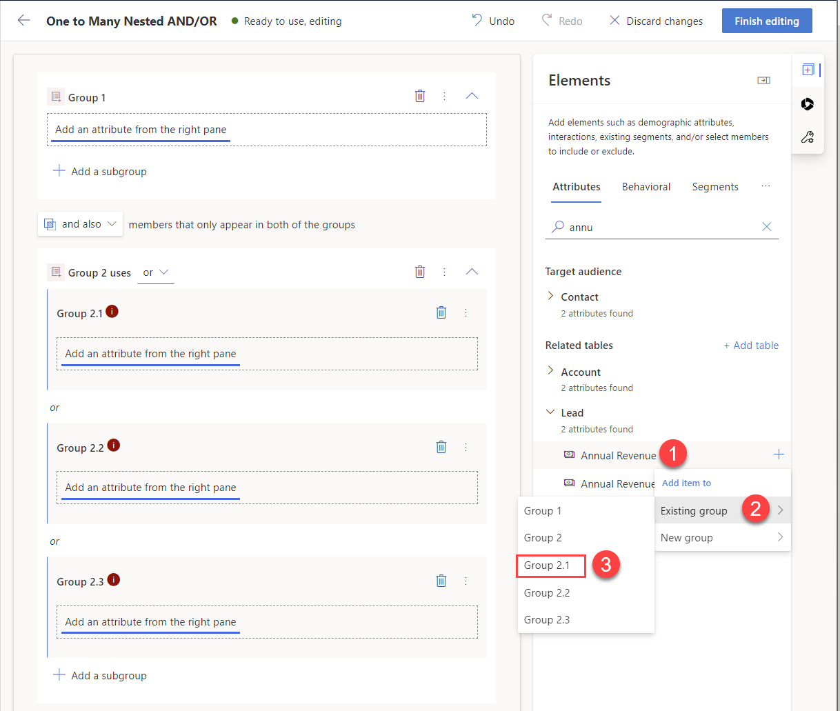 Nested condition segments in Customer Insights - Journeys — Amey Holden ...