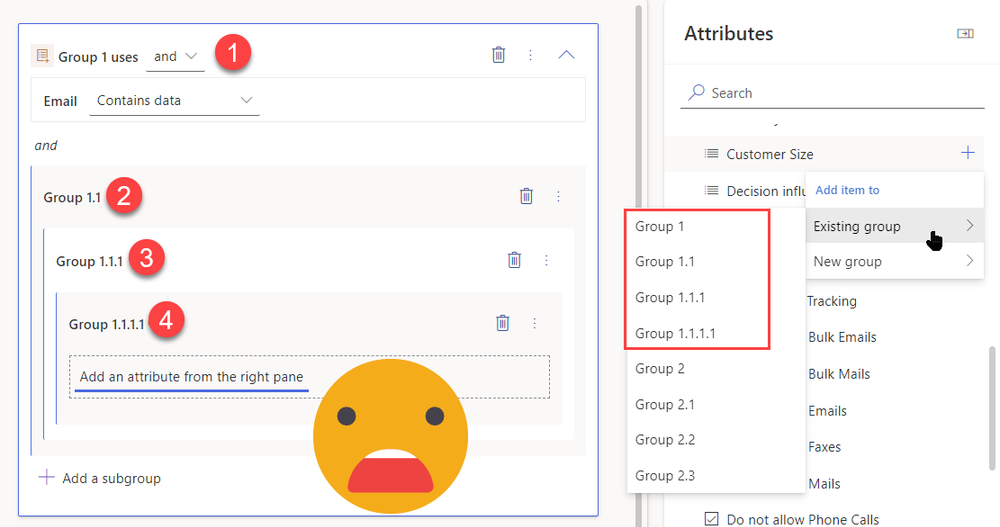 Nested condition segments in Customer Insights - Journeys — Amey Holden ...