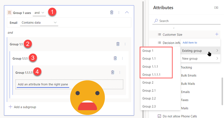Nested condition segments in Customer Insights - Journeys — Amey Holden | Anything But Code ...