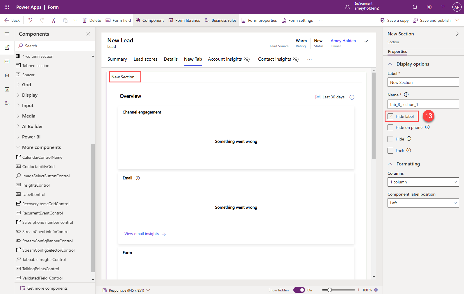 Add the Insights tab to Contact and Lead forms without editing Form XML ...