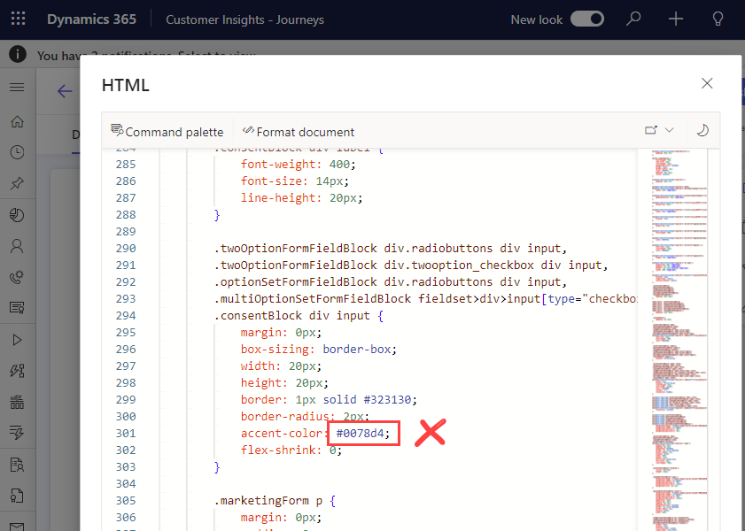 Customise and style marketing forms in Customer Insights - Journeys ...