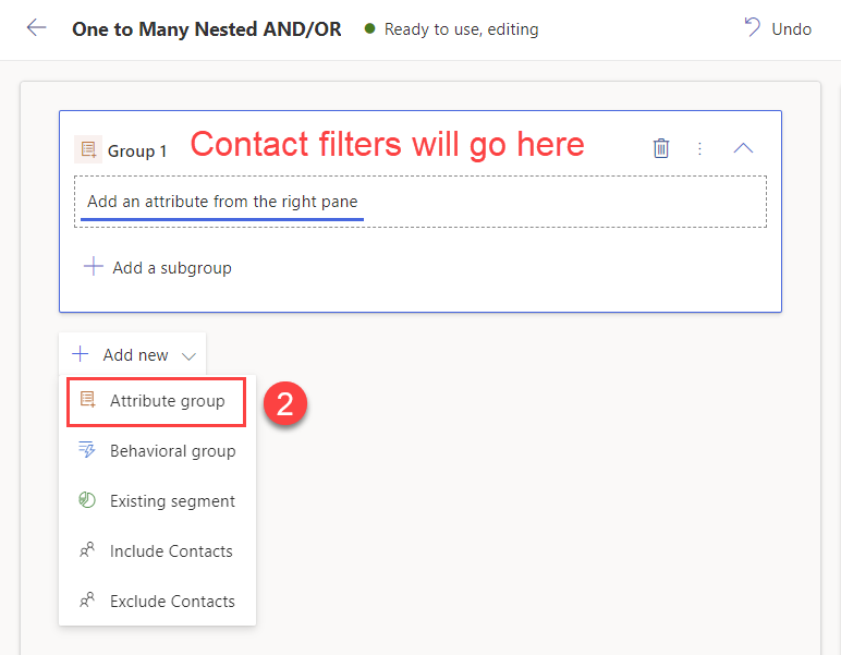 Nested condition segments in Customer Insights - Journeys — Amey Holden ...