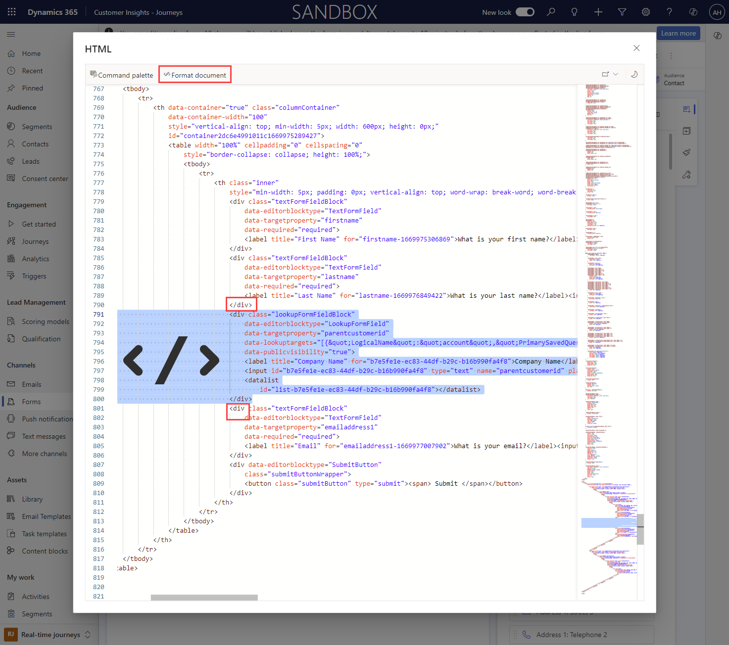 Add the Account/Company Lookup field to a Dynamics 365 Realtime Marketing form — Amey Holden ...