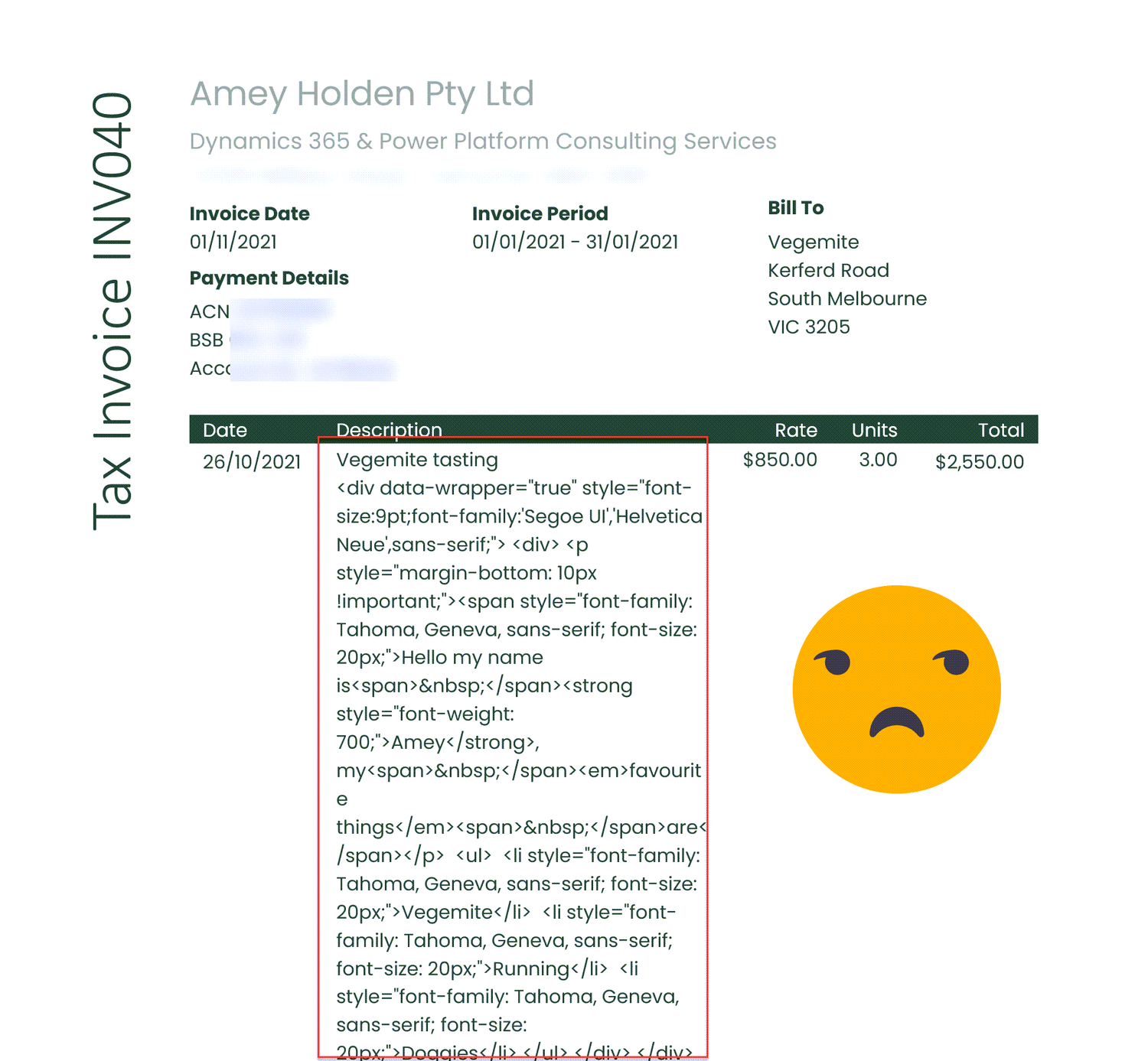 How to fix HTML text in Word Document Templates — Amey Holden ...