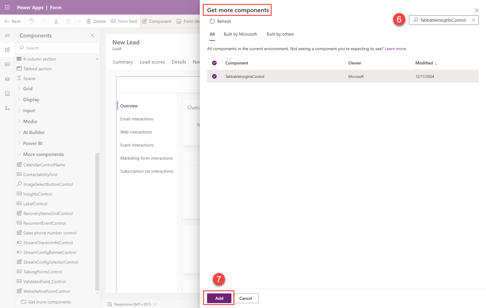 Add the Insights tab to Contact and Lead forms without editing Form XML ...