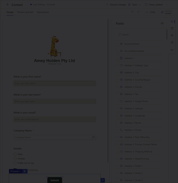 Customise and style marketing forms in Customer Insights - Journeys ...