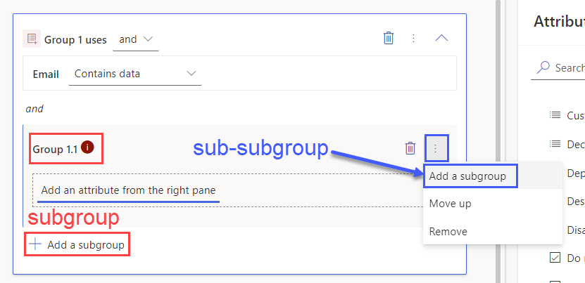 Nested condition segments in Customer Insights - Journeys — Amey Holden ...