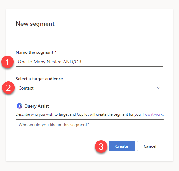 Nested condition segments in Customer Insights - Journeys — Amey Holden | Anything But Code ...