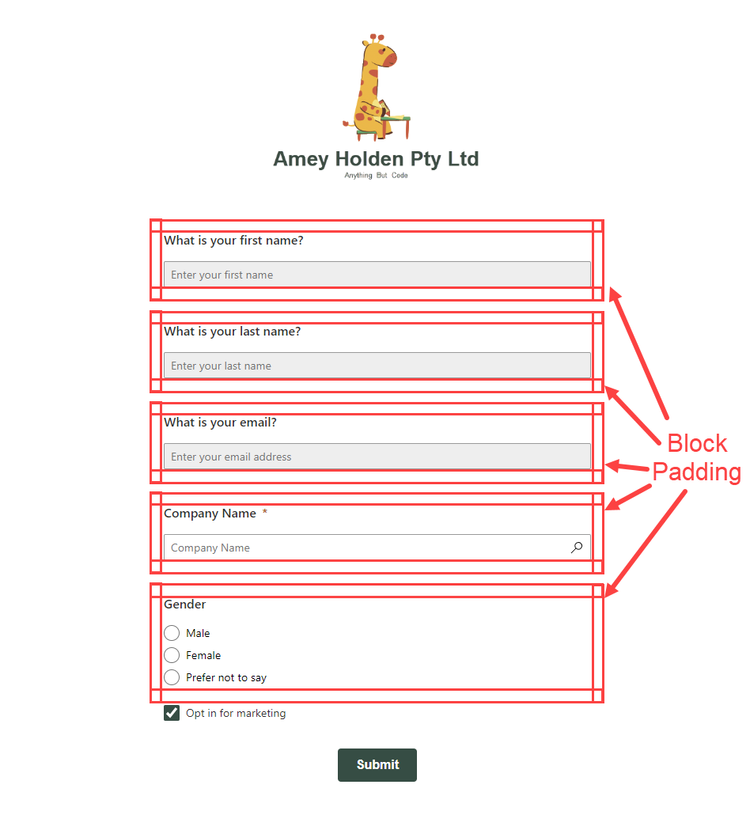 Customise and style marketing forms in Customer Insights - Journeys ...