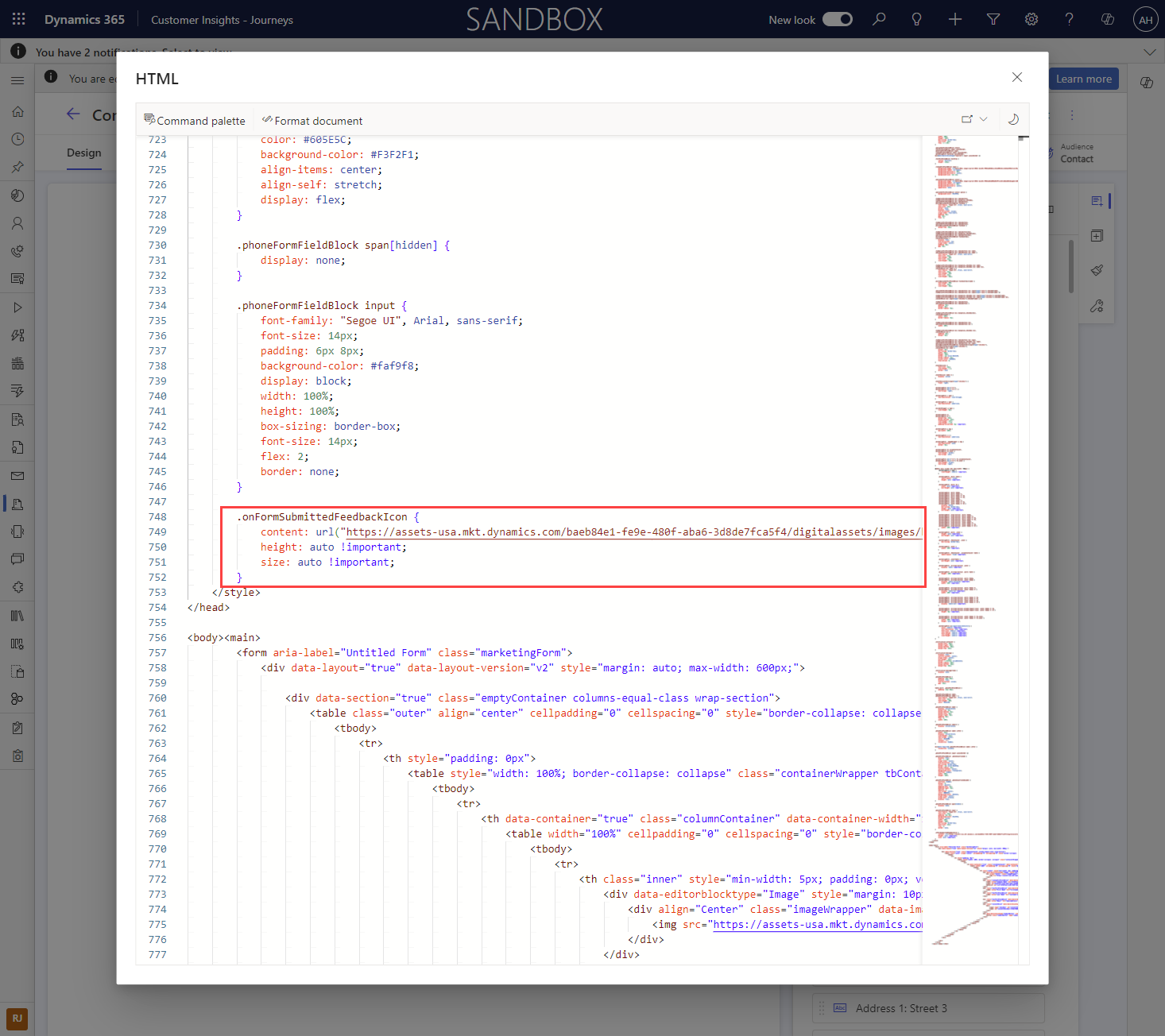 Customise and style marketing forms in Customer Insights - Journeys ...