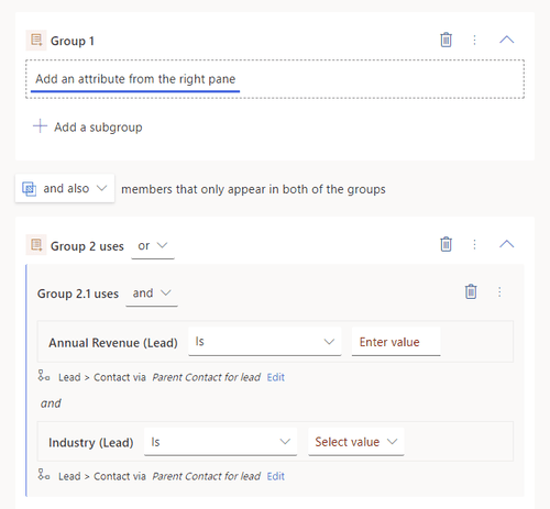 Nested condition segments in Customer Insights - Journeys — Amey Holden | Anything But Code ...