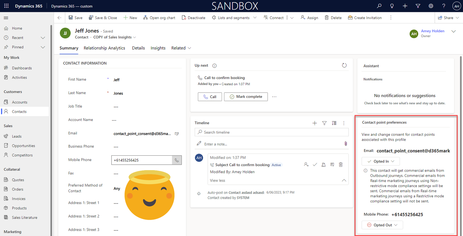 Add the Contact Point Control to custom forms Dynamics 365 — Amey Holden | Anything But Code ...
