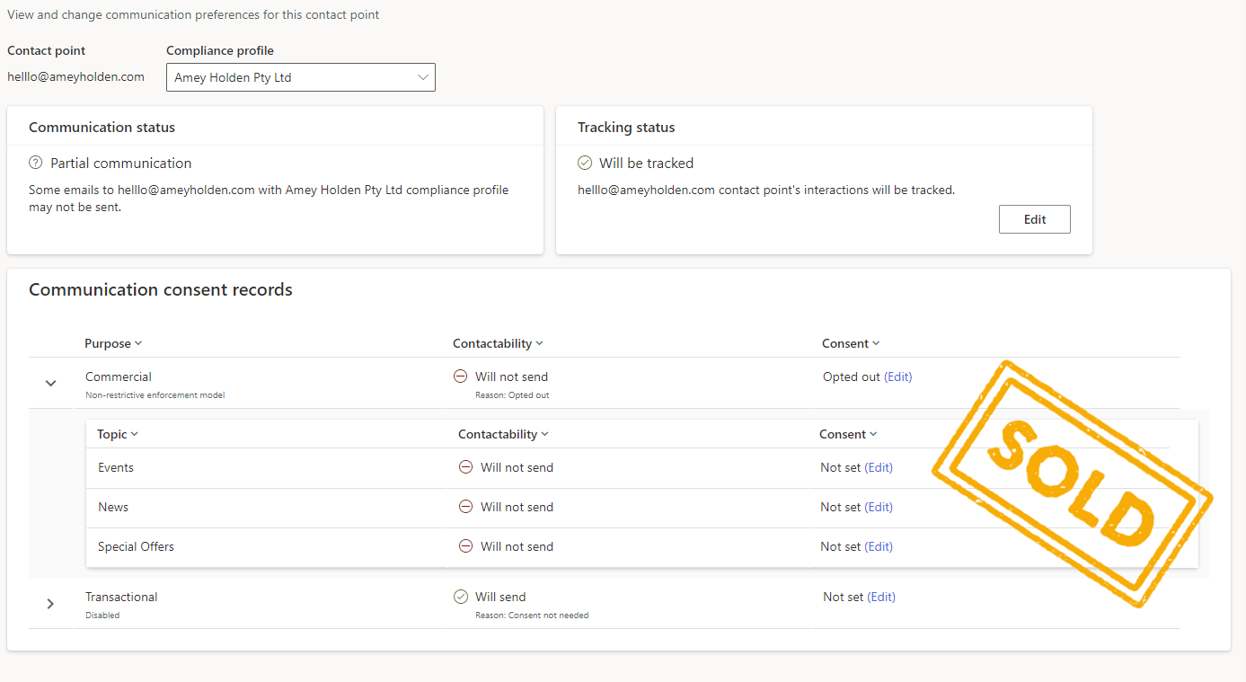 Manage customer consent from contact and lead forms in Dynamics 365 ...