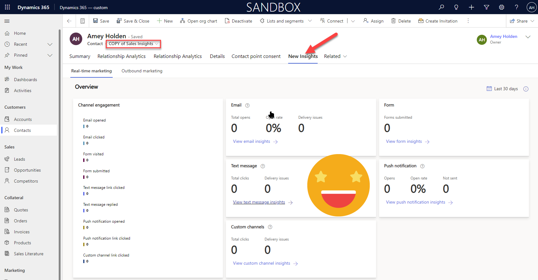 Add the Insights tab to custom Leads and Contact forms in Dynamics 365 ...