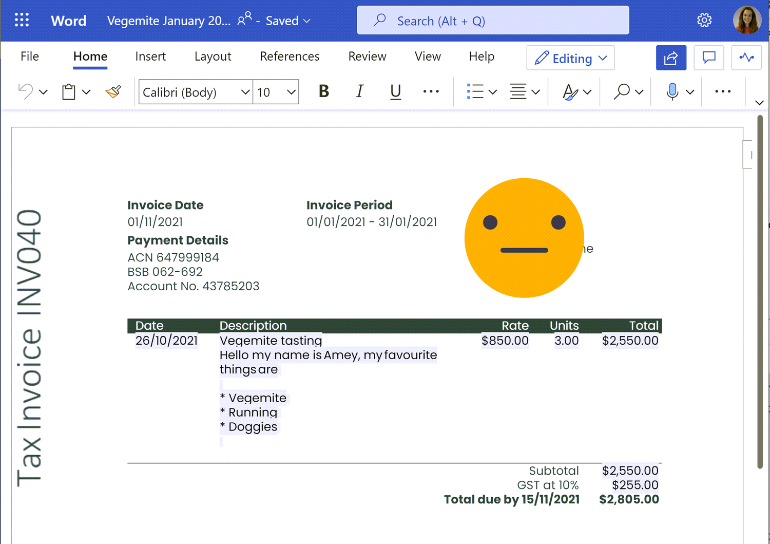 How to fix HTML text in Word Document Templates — Amey Holden ...