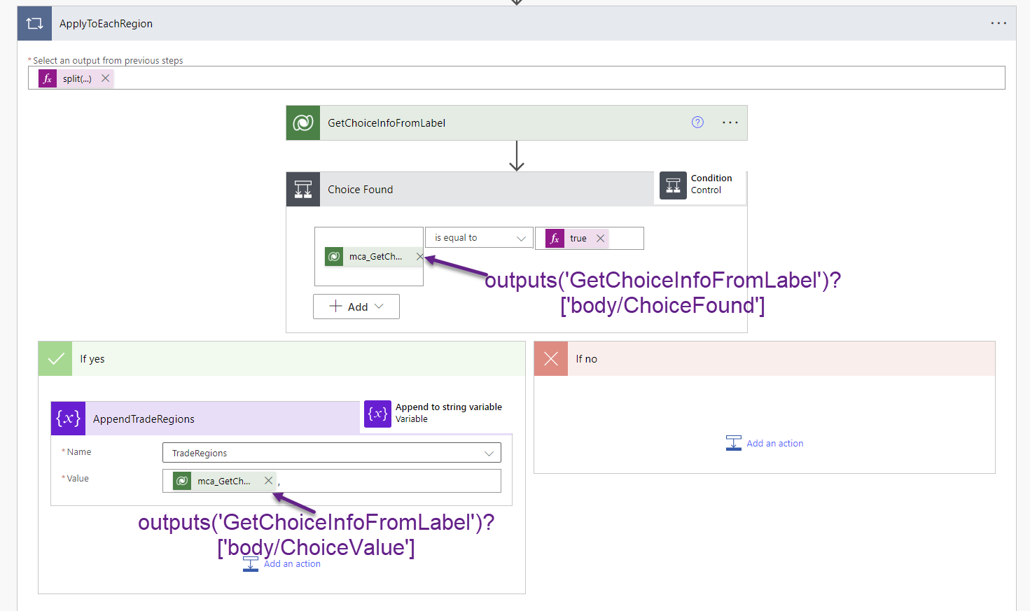 Choice and Choices column conversion in Power Automate in a single flow ...