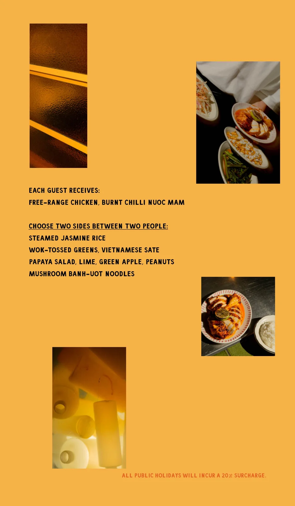 *Please note that ingredients and dishes may change due to seasonal ...