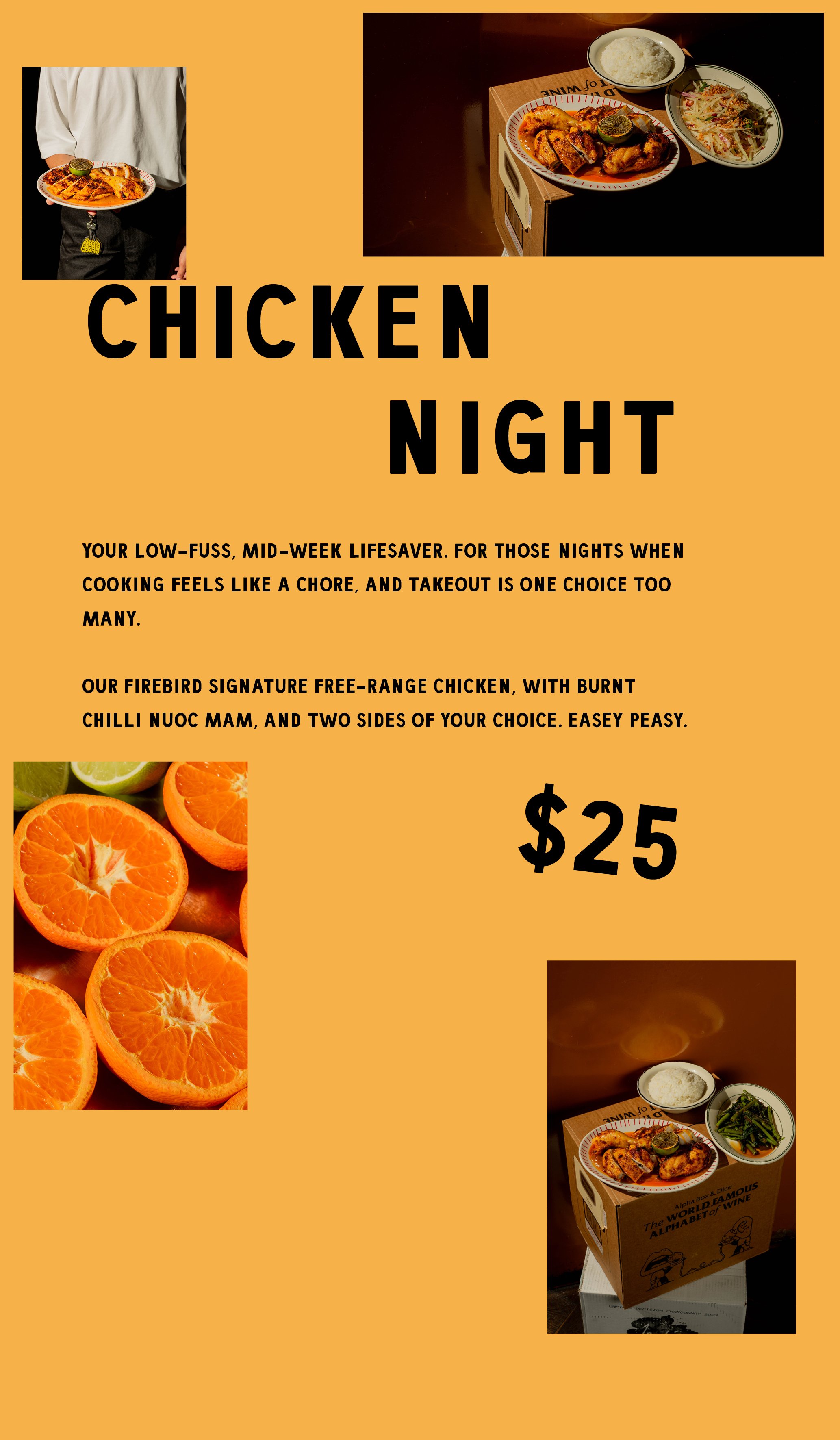 CHICKEN NIGHT - EVERY WEDNESDAY | Firebird