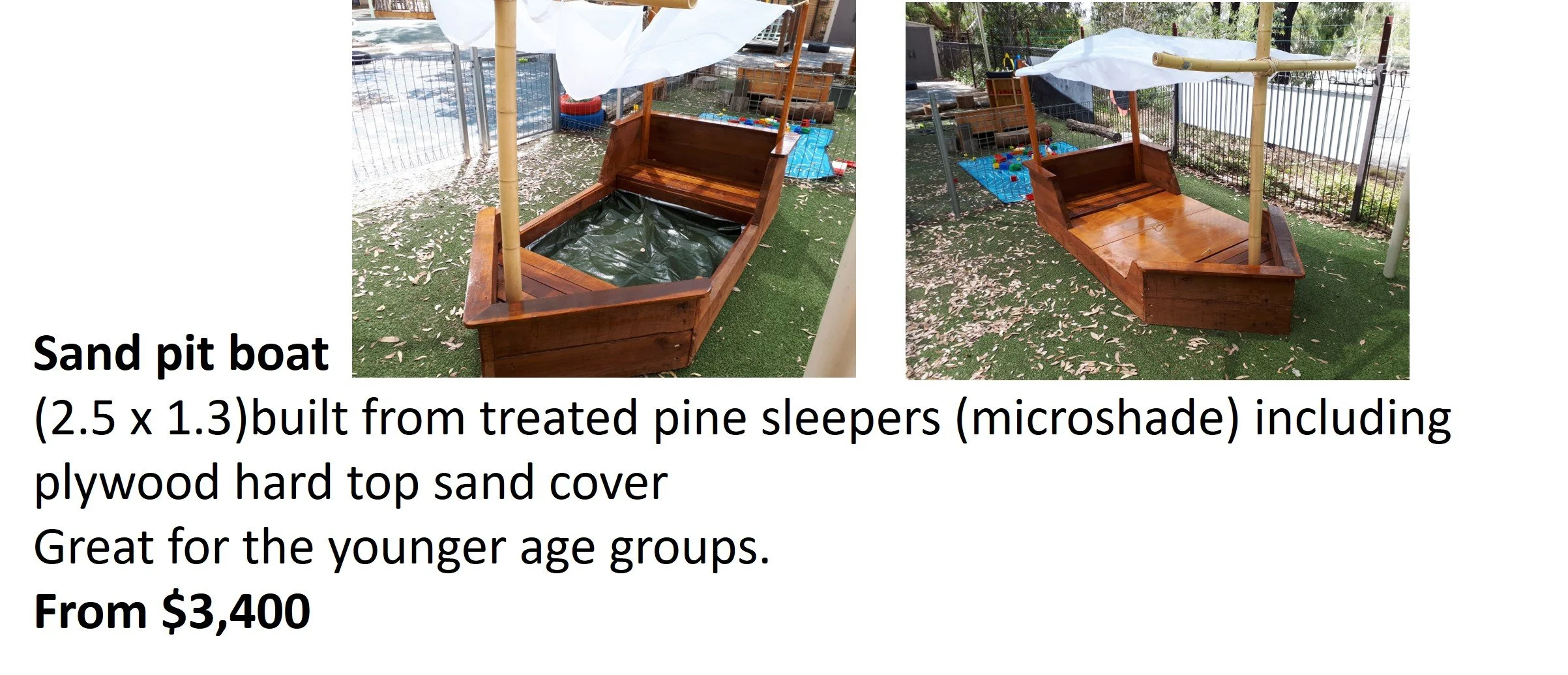 Playspace products — Pallet play