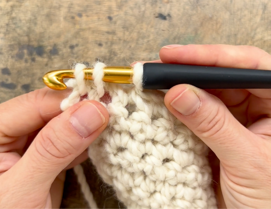Single crochet 2 stitches together (sc2tog) — Muki Crafts