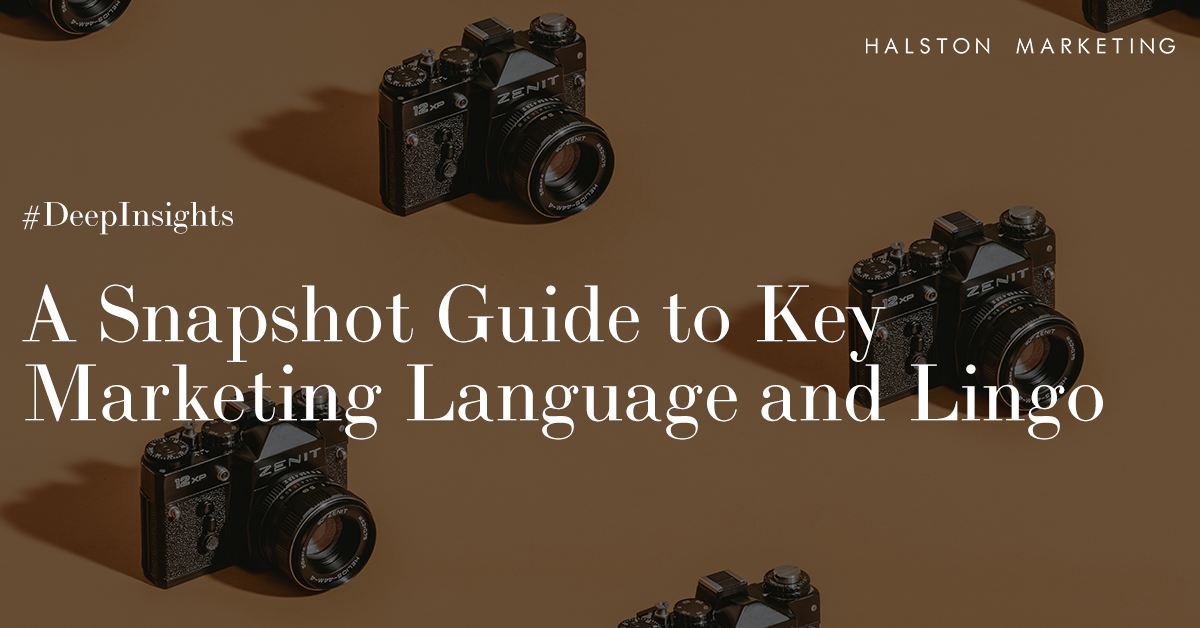 A Snapshot Guide to Key Marketing Language and Lingo — Halston ...