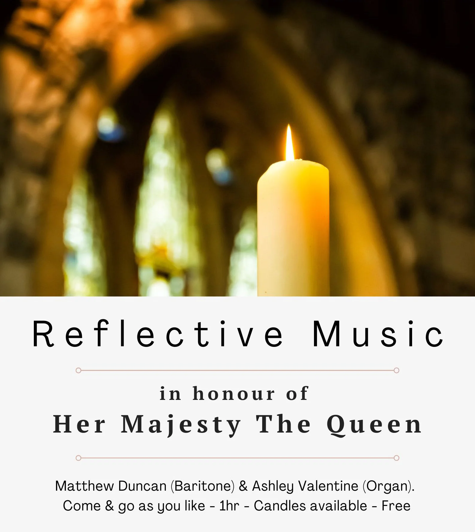 Reflective Music in Honour of Her Majesty the Queen — Music At St Giles