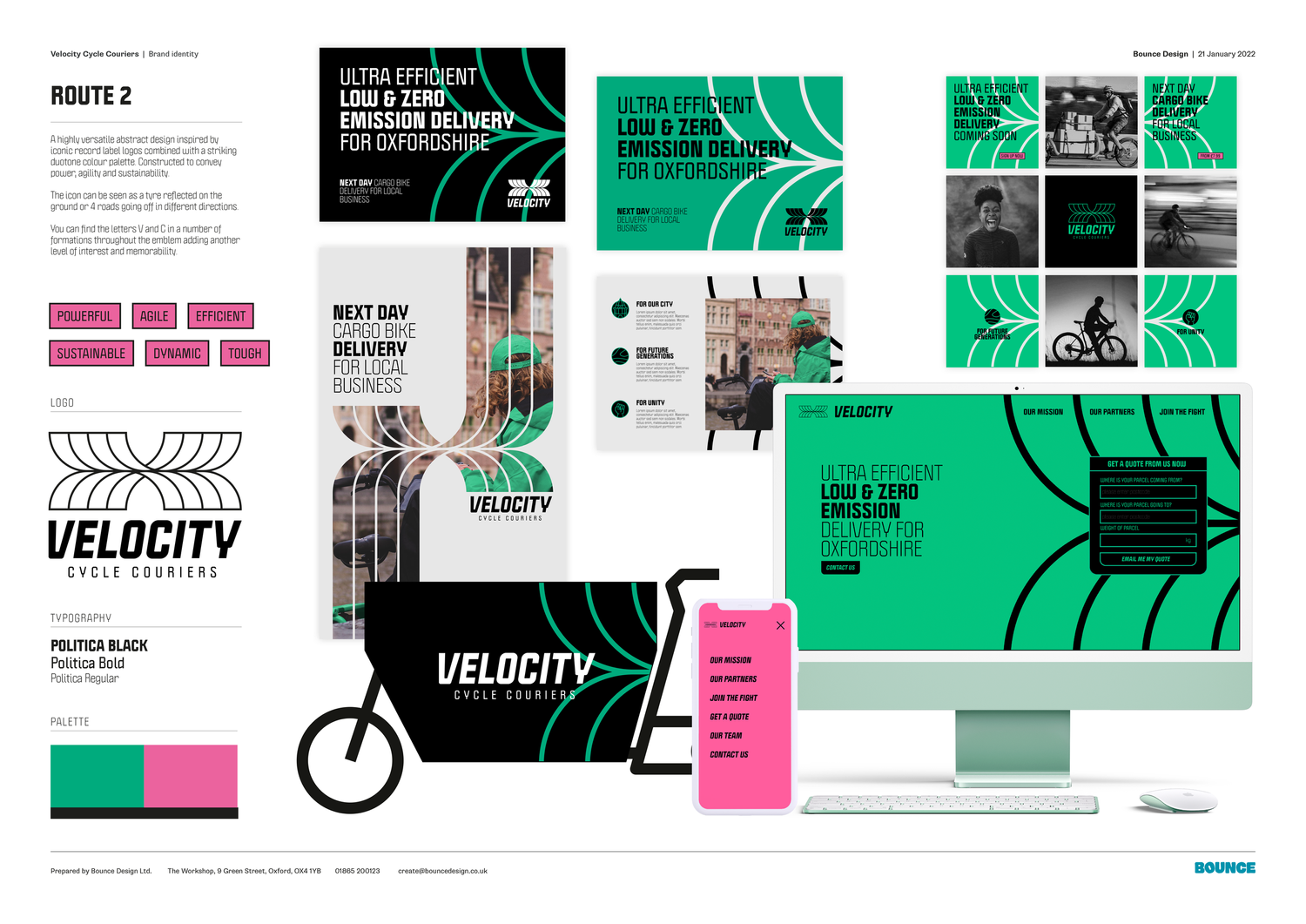 Velocity — Bounce - Oxford Graphic Design Agency