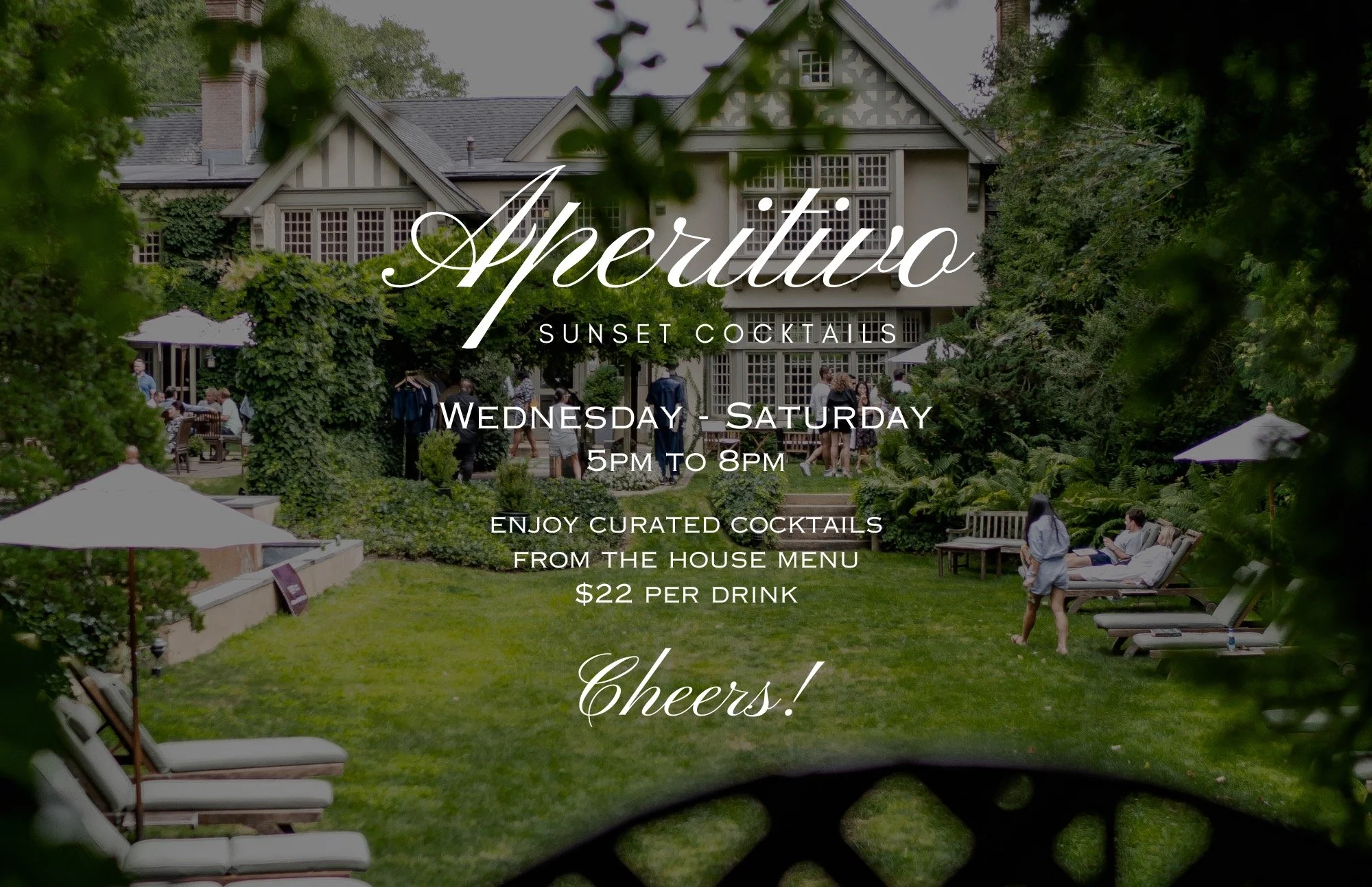 Aperitivo - Sunset Happy Hour — The Baker House