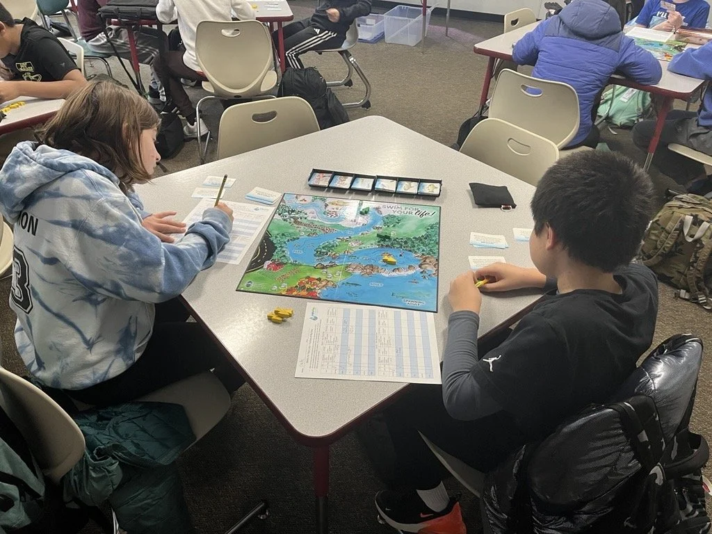 Sixth grade students learn about clean water and watersheds ...
