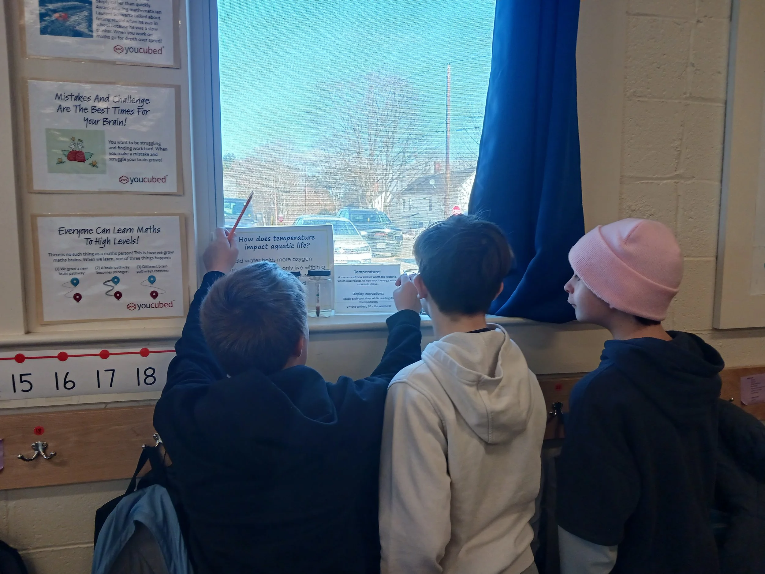 Windham Middle flurries through water quality and watershed lessons ...