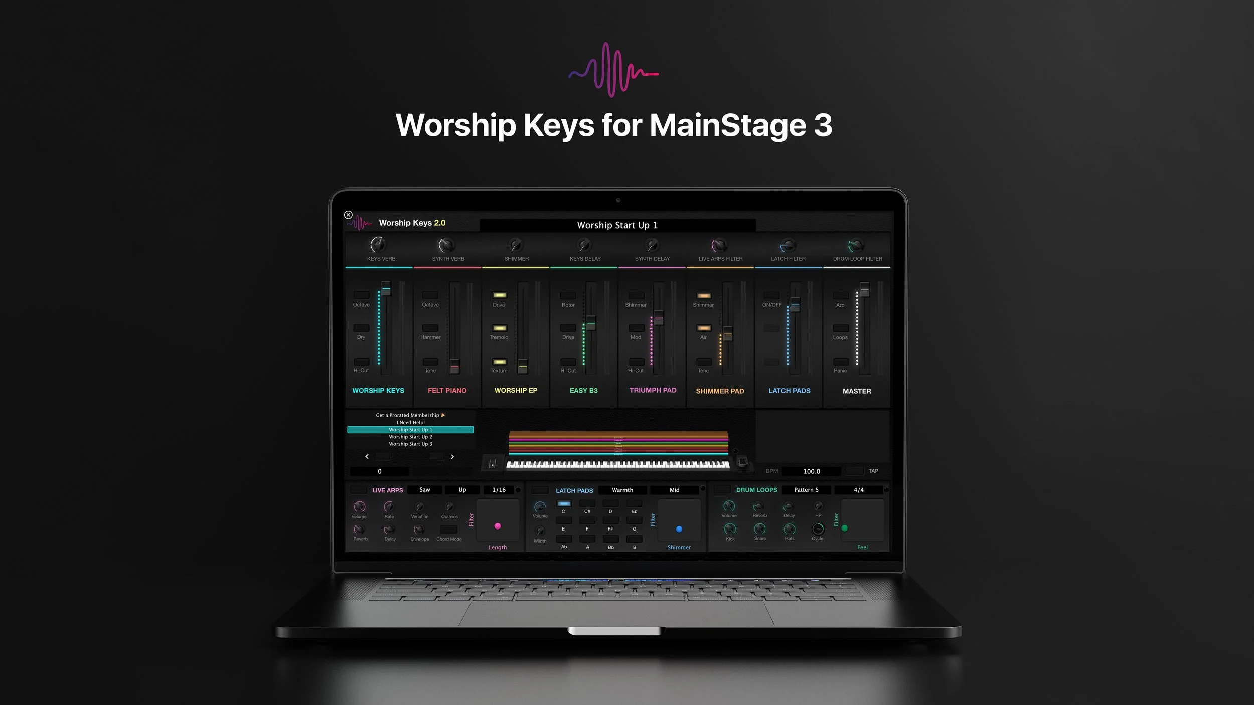 Worship Keys — Worship Start