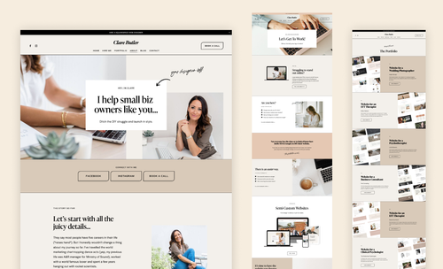 Elegant and Classy Website for a Web Designer — Applet Studio