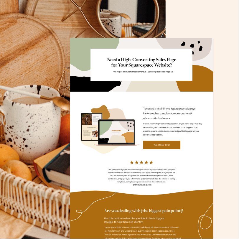 Squarespace Website Designer for Hire — Applet Studio