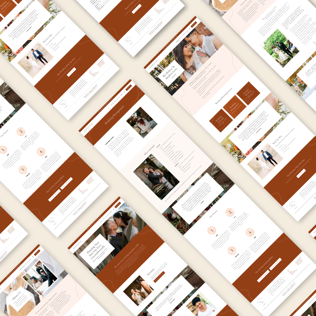 Web Design For A Wedding Planner — Applet Studio