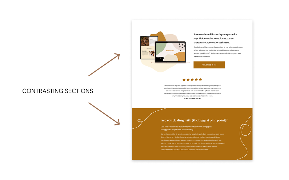 How to design a dazzling sales page on Squarespace — Applet Studio