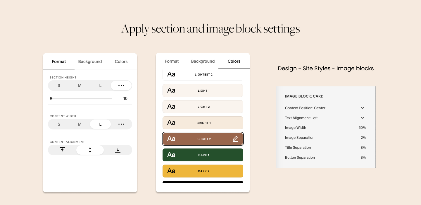Super Easy Split Section Layout In Squarespace 7.1 — Applet Studio