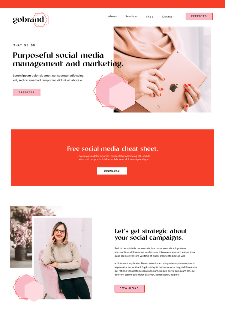 How to redesign a premium Squarespace template — Applet Studio