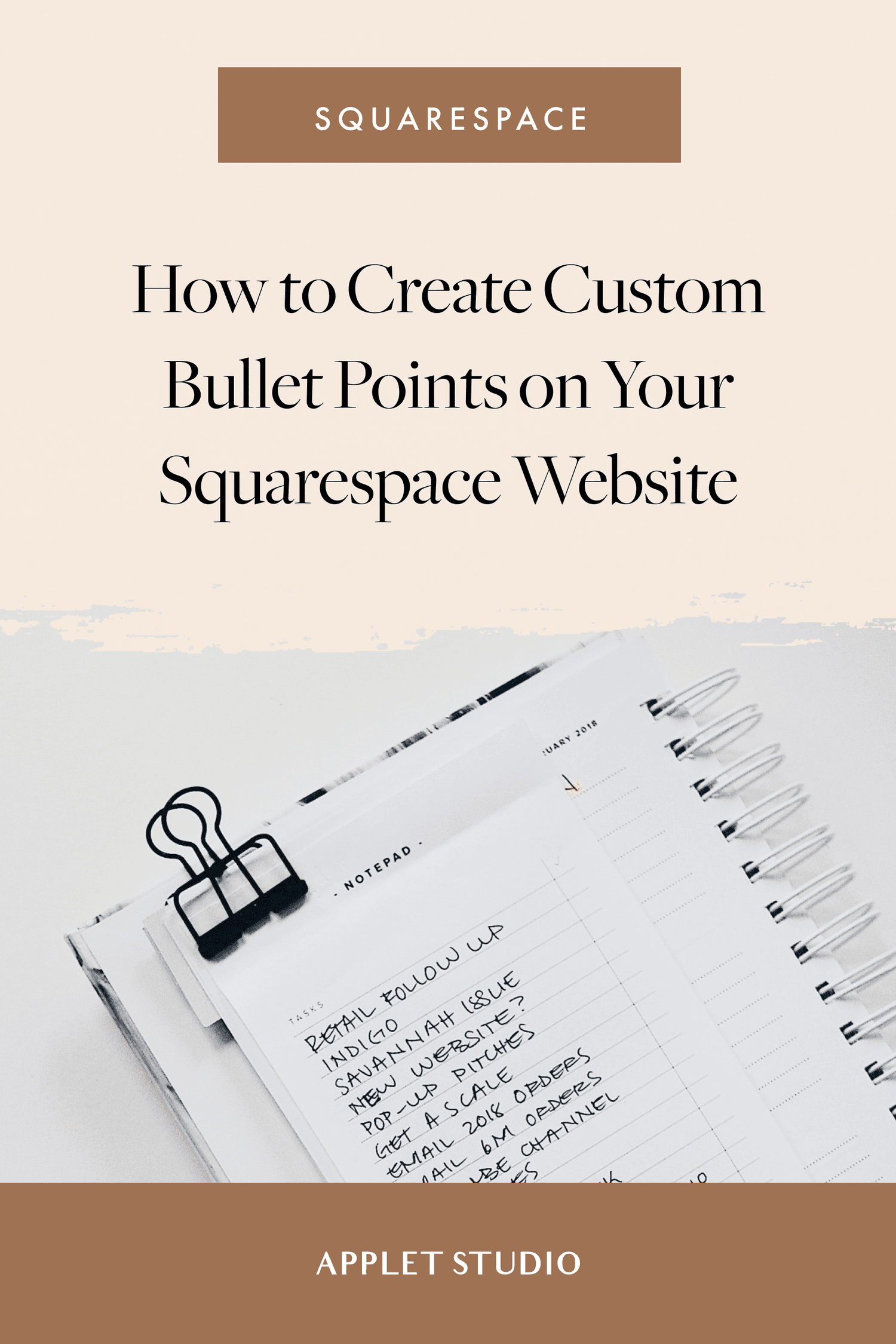 Pretty Bullet Points for Squarespace (Free Plugin) — Applet Studio