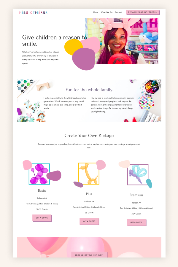 Funky Squarespace Website for a Branding Studio — Applet Studio