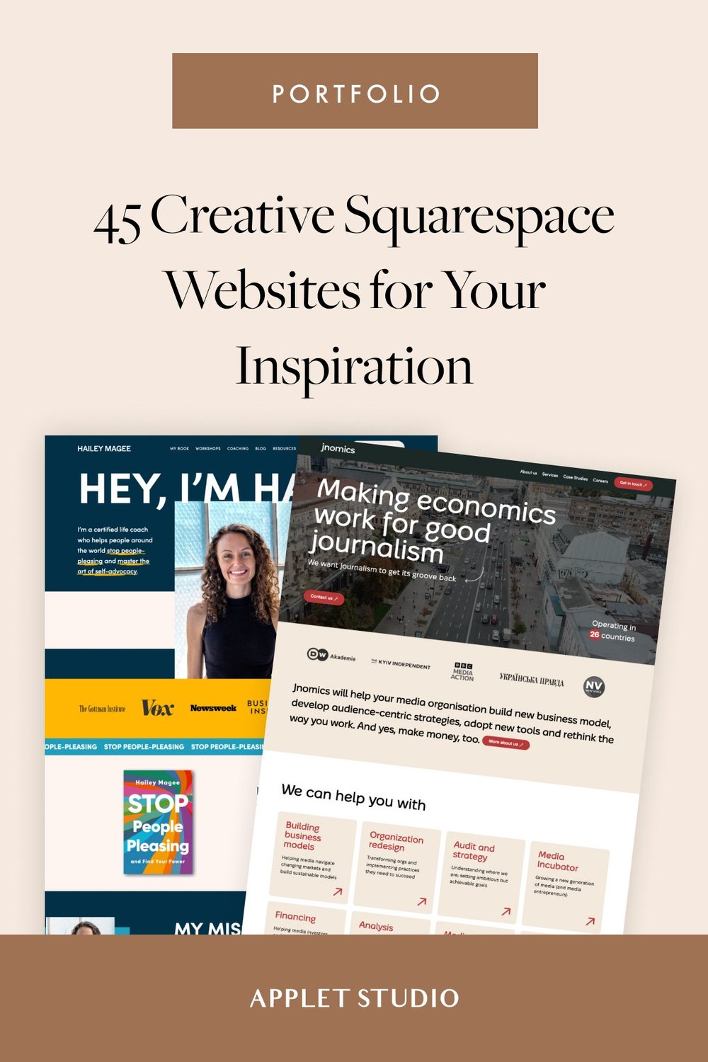 Blog & Portfolio — Applet Studio