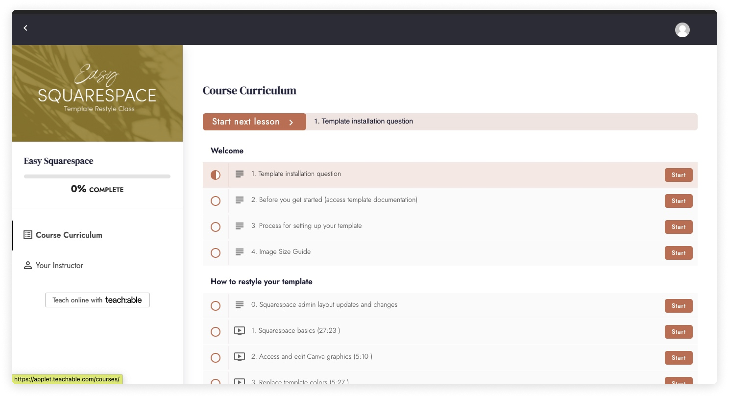 Best Squarespace Design Courses in 2025 — Applet Studio