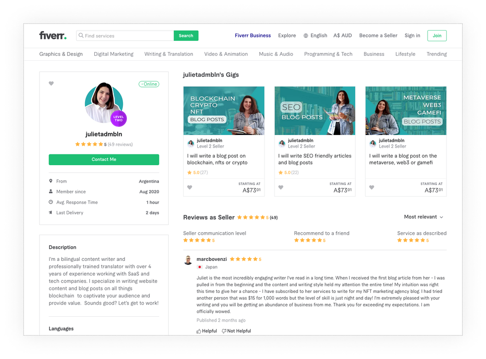 How to get clients on Fiverr as a new Squarespace designer — Applet Studio